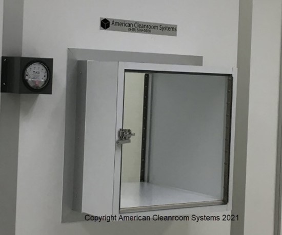 Pass Thru Chambers in Cleanrooms | American Cleanroom Systems